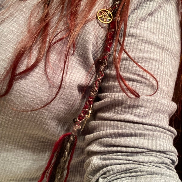 Hemp Macrame Boho Hair Wrap Yarn Dreadlock Decoration for Hair - Etsy