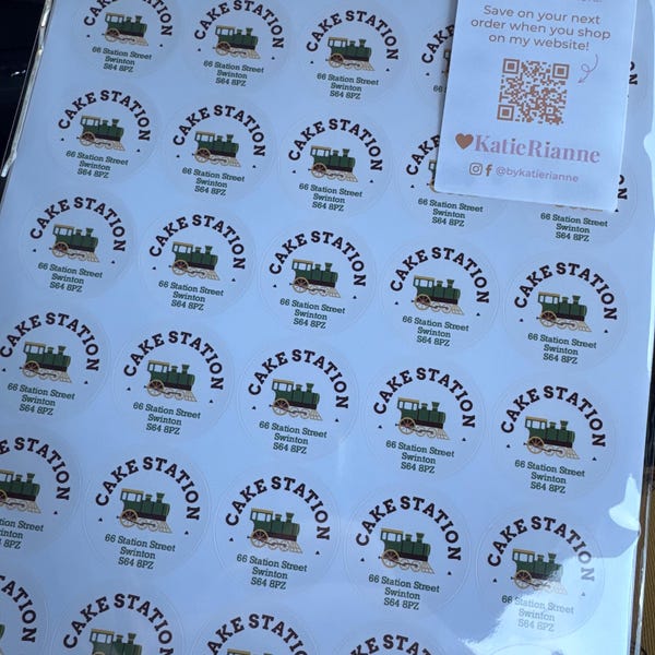 Custom Circle Stickers, 37mm Round Stickers, Sticker Sheets, Logo ...