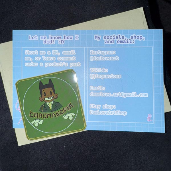 Tyler, the Creator Chromakopia-themed Sticker - Etsy