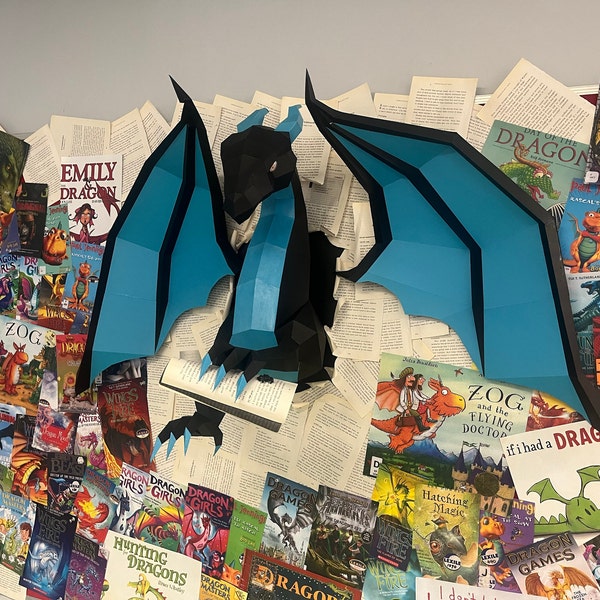 DIY Papercraft Dragon: Turn This Printable PDF Pattern Into an ...