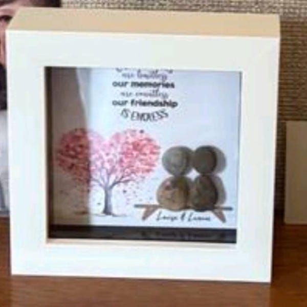 Personalised Birthday Pebble Art Gift - Handmade Milestone Birthday ...
