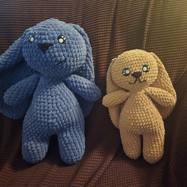 Crochet Pattern Bunny, Amigurumi Easter Plush Bunny Tutorial, Crochet ...