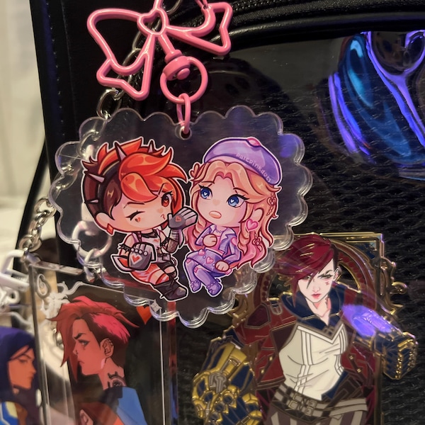 ARCANE STICKERS // Jinx Vi Ekko Caitlyn Caitvi Jayce Viktor Timebomb ...