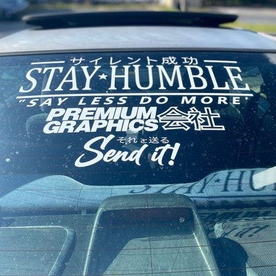 Send It / Japanese Kanji Decal Sticker / JDM Drift Stance Low Slammed ...