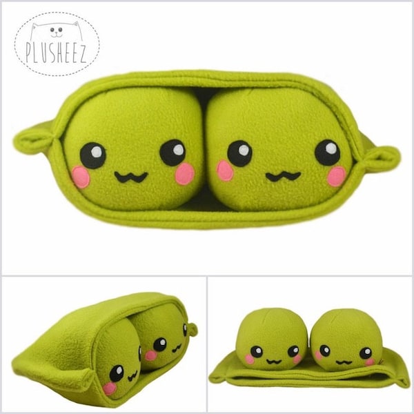 Pea Pod Chick Peas Plush Toy Food Animal Sewing .pdf Pattern - Etsy