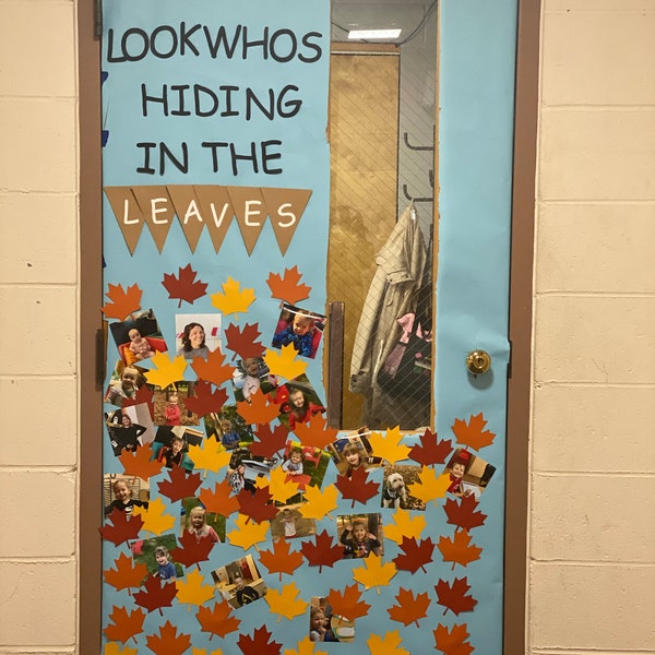 Fall Bulletin Board for Classroom | DIY Set | Fall Season Welcome Back ...