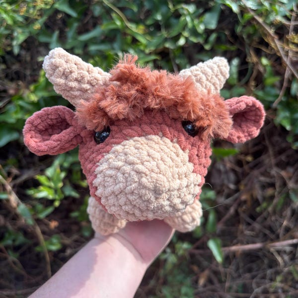 Baby Cows TRIO Pattern- Baby Longhorn, Baby Cow, Baby Highland, Crochet ...