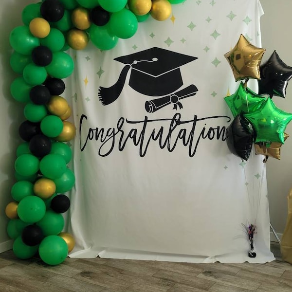 Graduation Backdrop 2023, Graduation Photo Backdrop, Class of 2023 ...