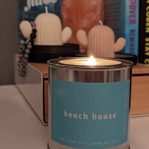 Toast Butter Cinnamon Vanilla Toast Scented Soy Candle Minimalist Home ...