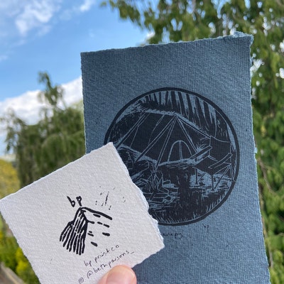 Original Copper Plate Etching Limited Edition Cycling Print - Etsy