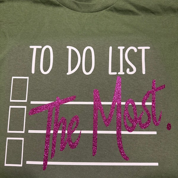 To Do List: THE MOST! SVG, Dxf, Png, and Eps - Etsy