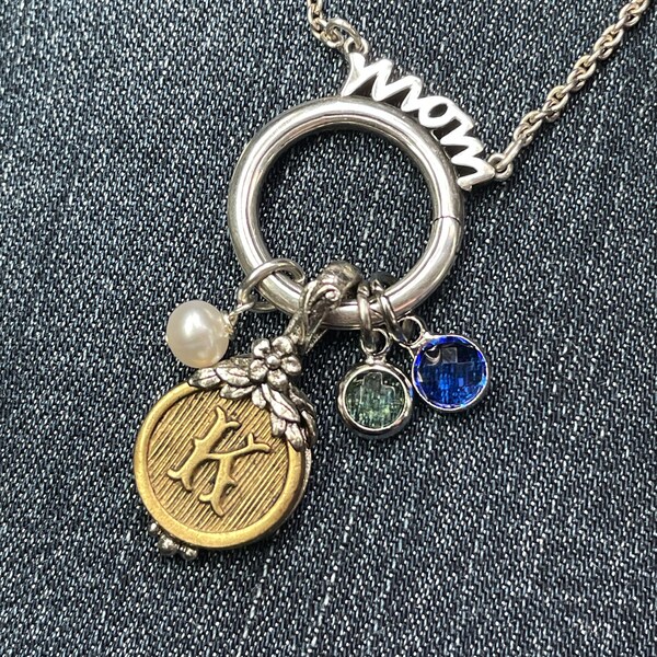 Add-on Birthstone Charm, Birthstone Charm, Small Birthstone Charm ...