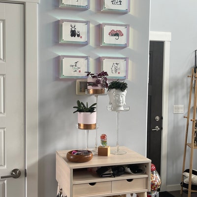 Crow and Pizza Block Print-linocut - Etsy