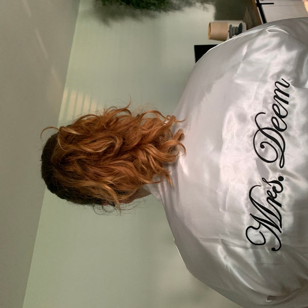 Mother of the Bride Robe, Mother of the Bride Satin Robe Gift, Satin ...
