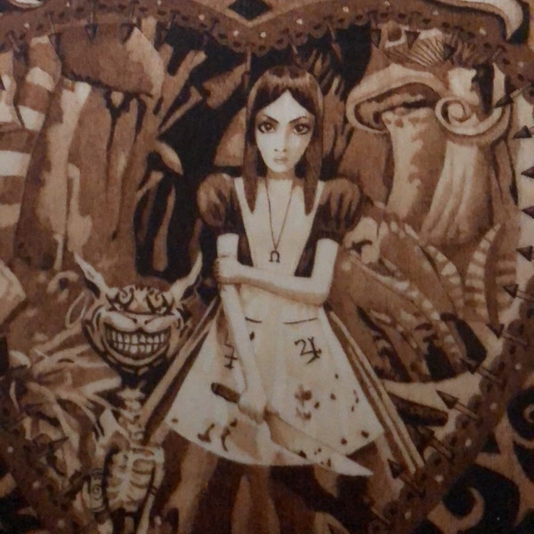 Wood Burned Hekate/hecate Labyrinth/wheel Altar Piece or Ornament ...