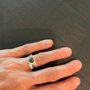 Pinky Ring / 14k Solid Gold Pave Setting Diamond Pinky Ring by - Etsy