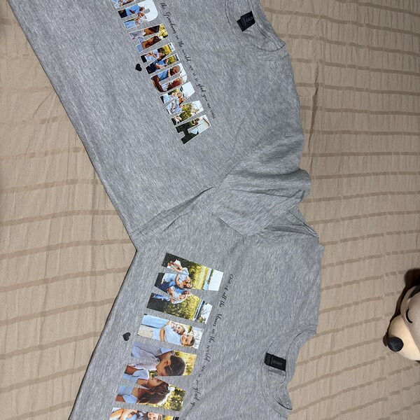 Personalized Mama Photo Collage T-shirt, Custom Mama Photo T Shirt ...