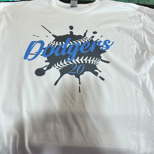 Dodgers Baseball SVG, Paint Splatter Decal (digital File) - Etsy