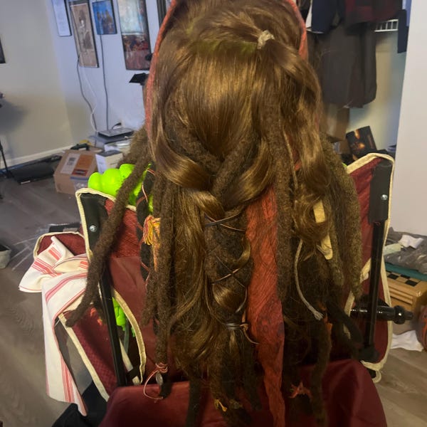 Jack Sparrow Wig Pirates of the Caribbean: Curse of the Black Pearl (no ...