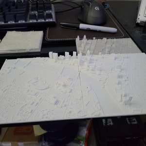 3D Chicago Digital Files 3D STL File Chicago 3D Map 3D City Art 3D ...
