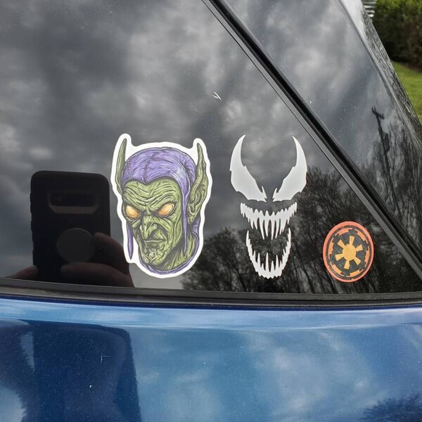 Jeepers Creepers Silhouette Sticker - Etsy