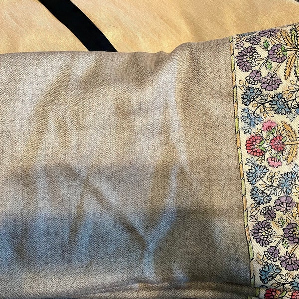 Muhgal Darbar Design With Gold Thread, Wedding Gift, Kani Work ...