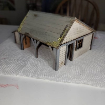 1:48 O Scale assembled Two Story House, Miltion Villa. - Etsy