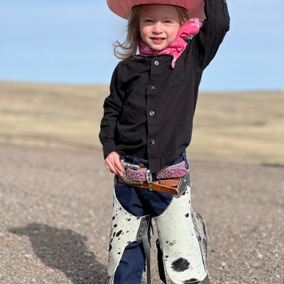 Custom Made Kid's Rodeo Award Chaps/ New/ Custom Leather/ - Etsy