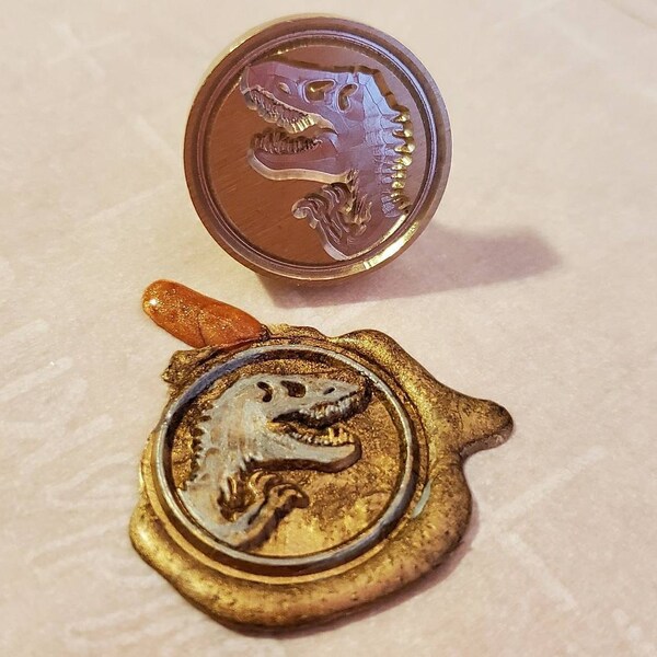 Dinosaur T-rex Wax Seal Stamp /wax Seal Stamp Kit /custom Sealing Wax ...