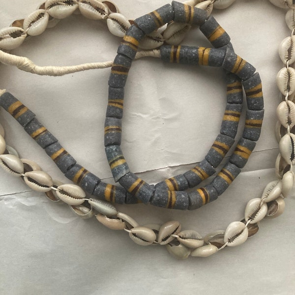 80 Kenyan Cowrie Shells African Shell Beads Cowry Shells African Beads ...