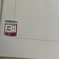 42 Cute AM/PM Medicine Tracker/medicine/pills/reminder Planner Stickers ...