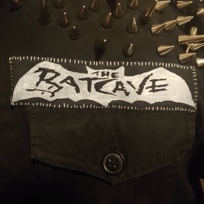 The Batcave london-based Nightclub Handmade, Hand-painted Patch more ...