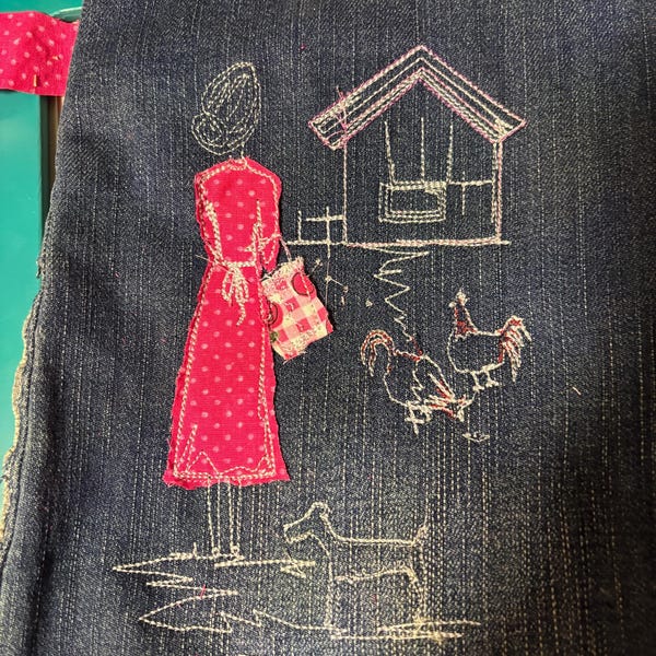 Raw Edge Applique Embroidery Machine Design Pattern Digital File ...