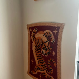 Tiger Rug Tapestry PATTERN DOWNLOAD - Etsy