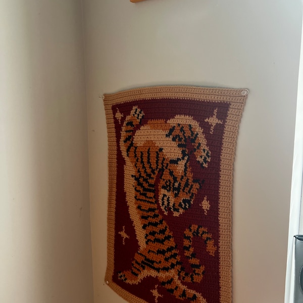 Tiger Tapestry PATTERN DOWNLOAD - Etsy