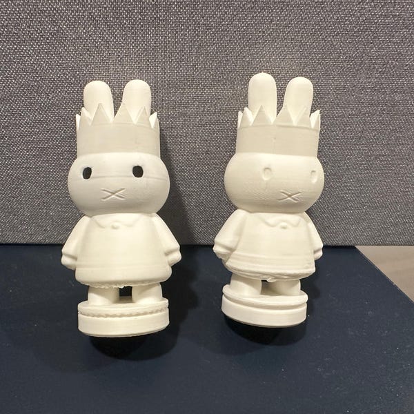 Miffy Chess Digital Model 3D STL - Etsy