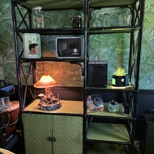 Vintage Chippy Metal Scroll Decor, Chippy Cream Metal Scroll Top ...