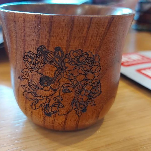 Personalized Beer Mug Made From Dark Stained Oak Wood. - Etsy