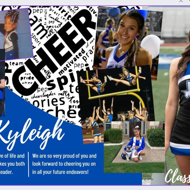 High School Football Posters Made By Cheerleaders
