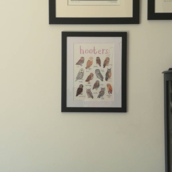 Hooters Art Print - A4 - Etsy UK