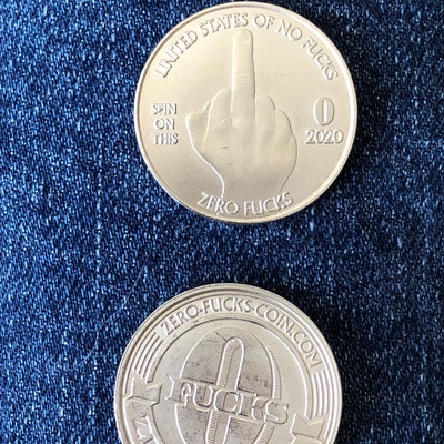 Official Asshole Coin by ZFG Inc./zero Fucks Coin™ - Etsy