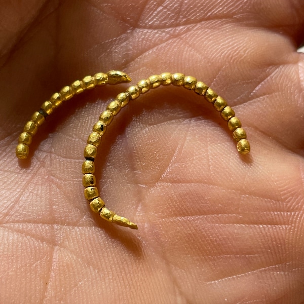 3.75 Grams 99.9% Pure 24k Gold Ball Ring - Etsy