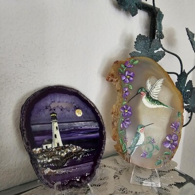 Hand Painted Rock Solar Eclipse 2024 moon & Sun by Inspirationrocks4u ...