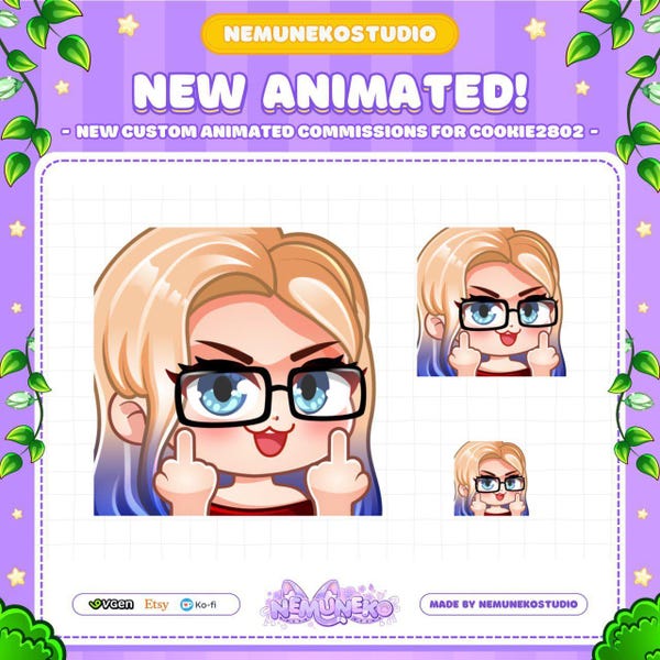 Custom Animated Facecam Overlay / Webcam Overlay in Cute Style or ...