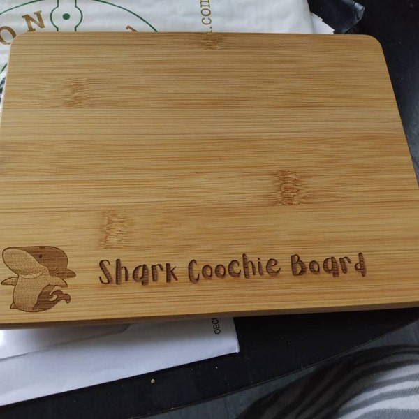 Shark Coochie Board - Charcuterie Board Funny - Stocking Stuffer ...