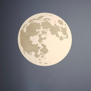 Moon Stencil WALL ART STENCIL Easy to Use Wall Stencils for a Quick ...