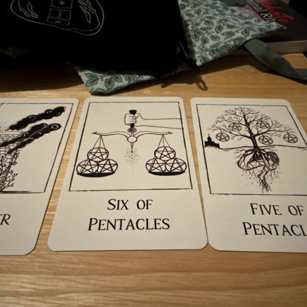 Black Line Tarot Cards by Agni Prasada Burning, Macabre Tarot Deck - Etsy