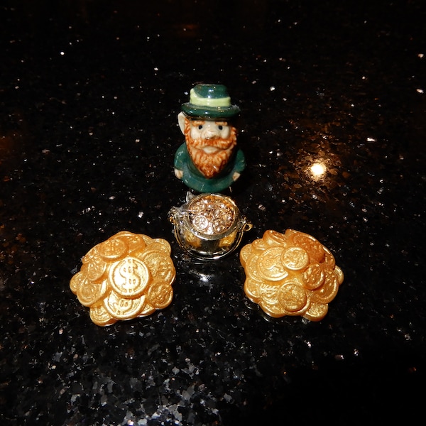 St. Patrick's Day Pot of Gold Coins for a Leprechaun (miniature) - Etsy