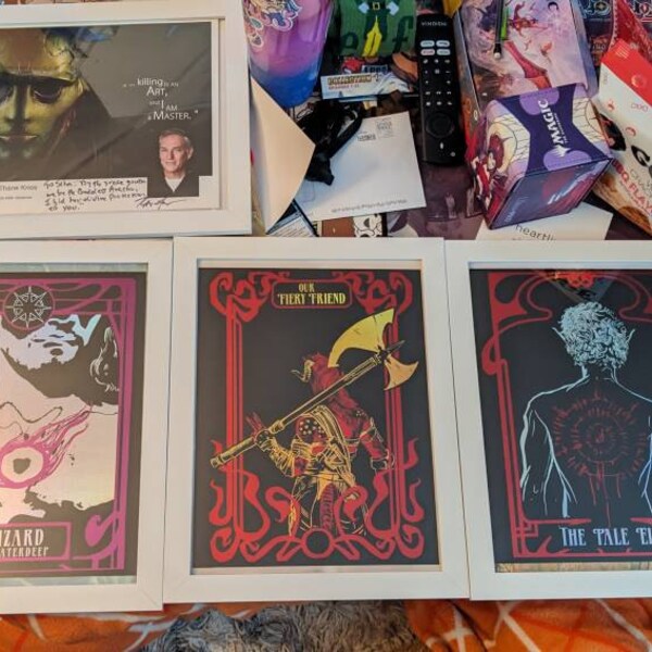 Gale Dekarios the Wizard of Waterdeep From Baldur’s Gate 3 Foil Print ...