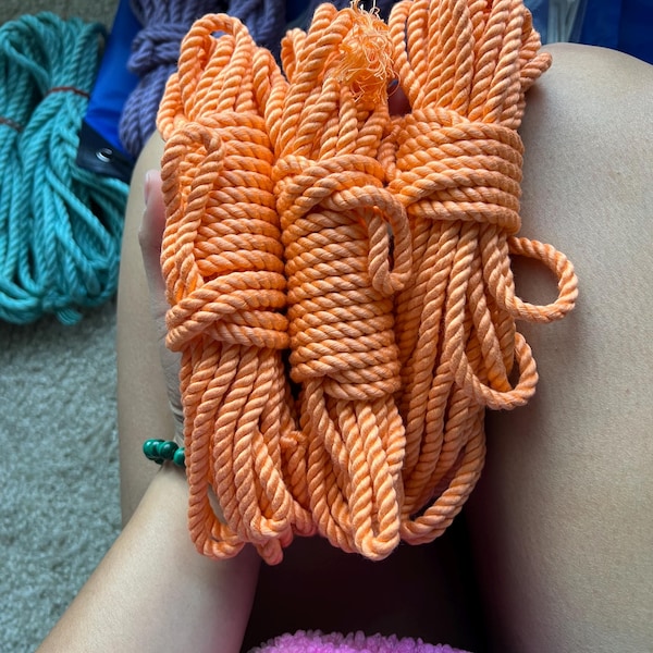 White Bamboo Silk Rope - Etsy